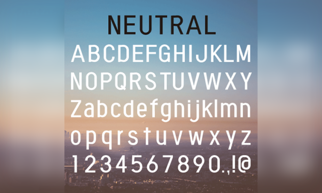 NEUTRAL | フリーフォントまとめ